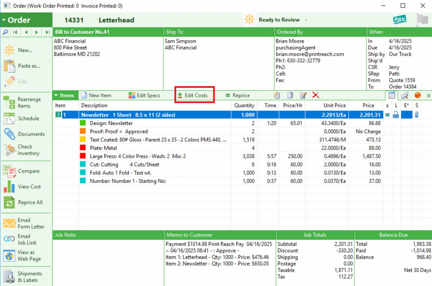 Creating And Using Difficulty Tables – Print Reach Help Center
