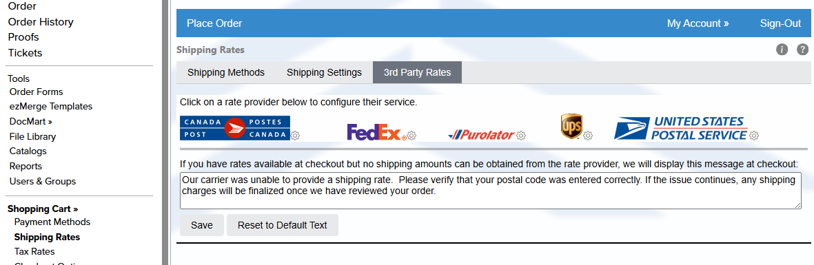 Setting Up USPS Real-Time Shipping Rates – Print Reach Help Center